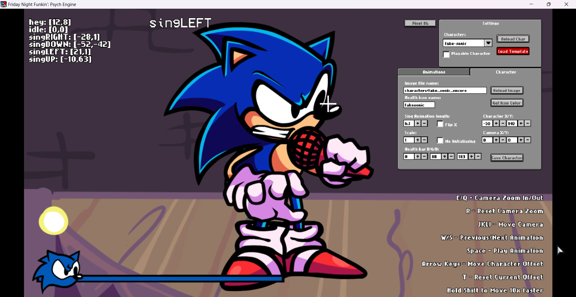 FNF Fake Sonic Encore Recreation Mod for Friday Night Funkin' | FNF Mods