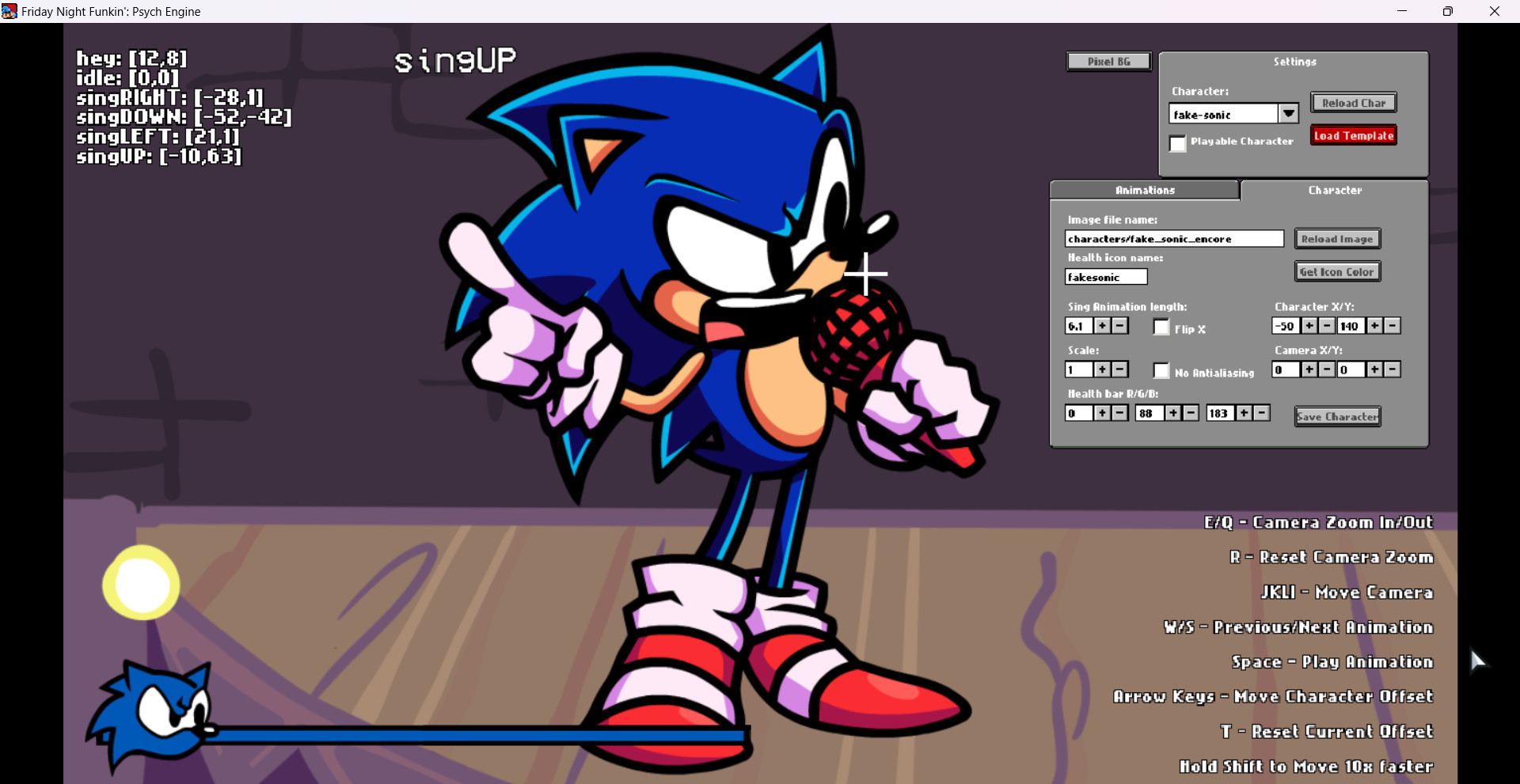 FNF Fake Sonic Encore Recreation Mod for Friday Night Funkin' | FNF Mods