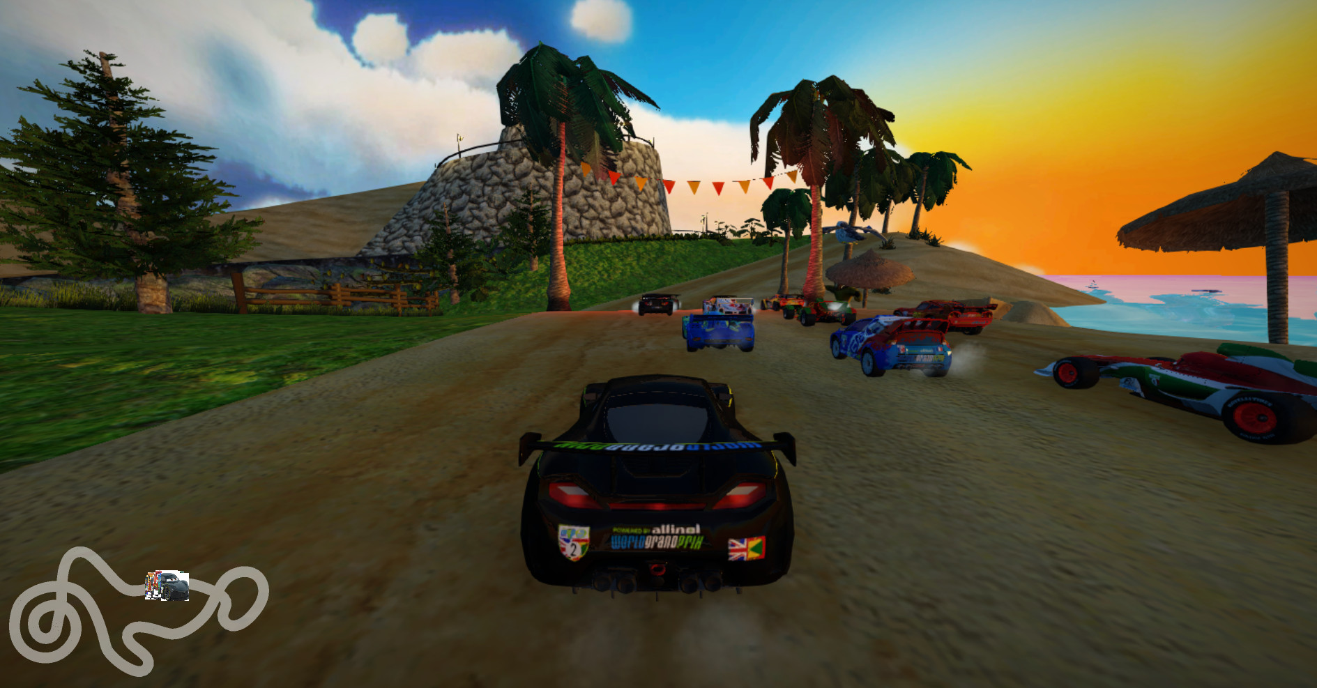 Cars 2 World Grand Prix Racers Mod for SuperTuxKart | STK Mods