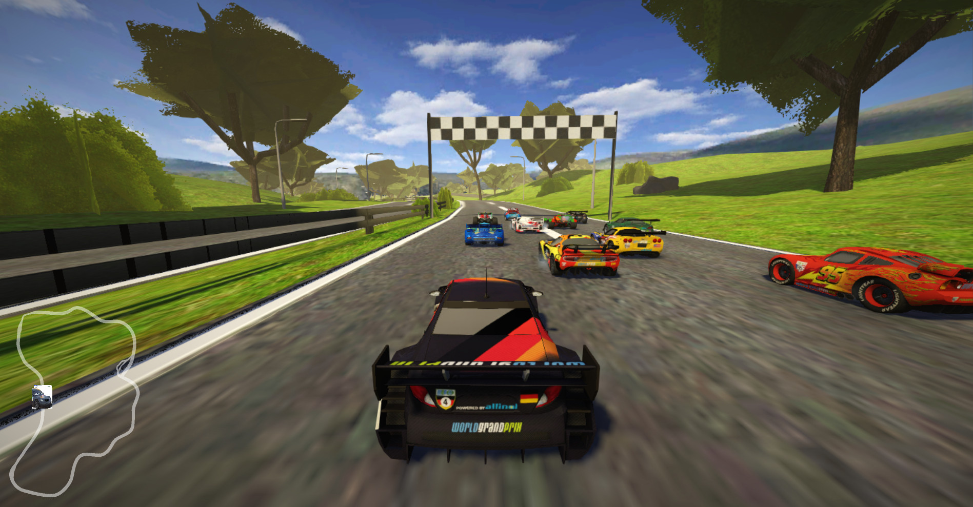Cars 2 World Grand Prix Racers Mod for SuperTuxKart | STK Mods