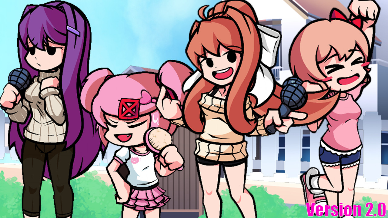 FNF: Doki Mixes V3 - FULL RELEASE!! Mod for Friday Night Funkin' | FNF Mods