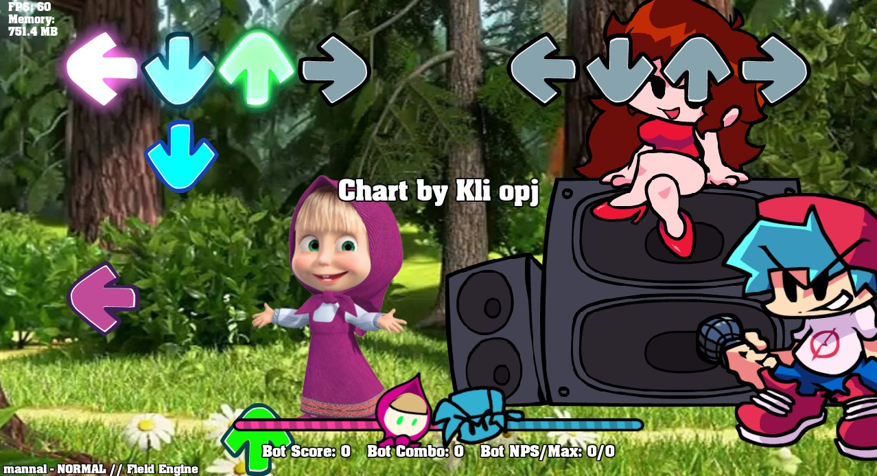 MASHA MONDAY REMAKE [DEMO] Mod for Friday Night Funkin' | FNF Mods