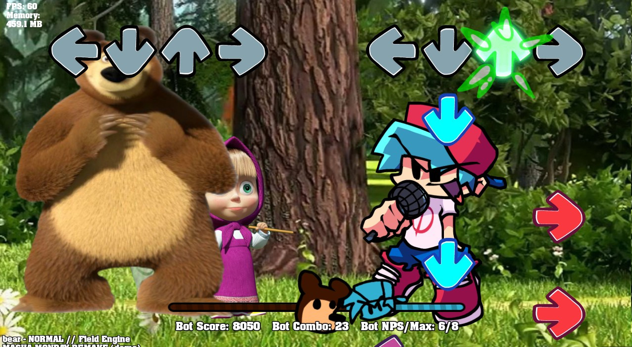 MASHA MONDAY REMAKE [DEMO] Mod for Friday Night Funkin' | FNF Mods