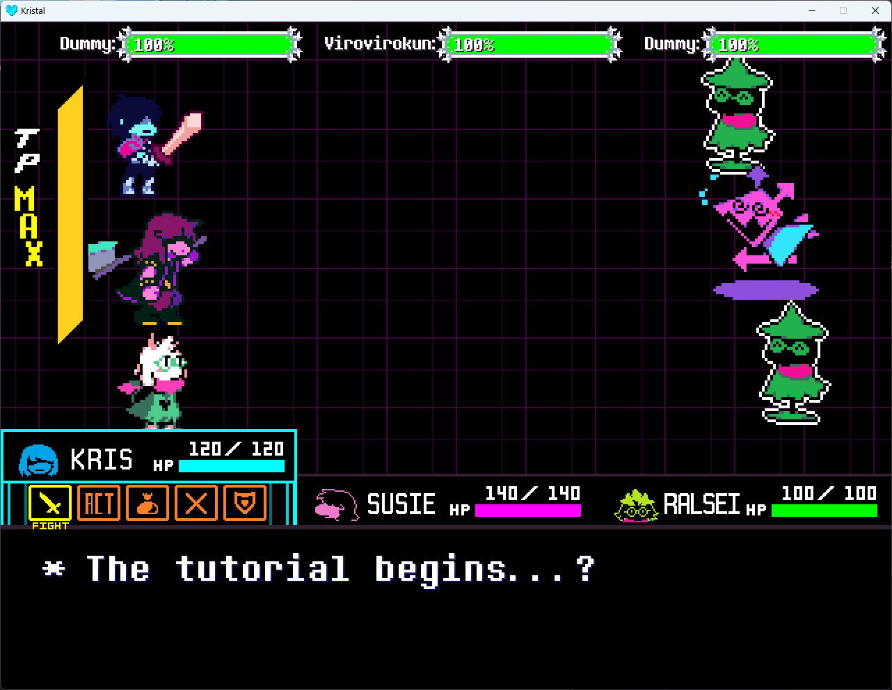 HP Bar Lib (V2/Alt) Mod for Kristal | Kristal Mods