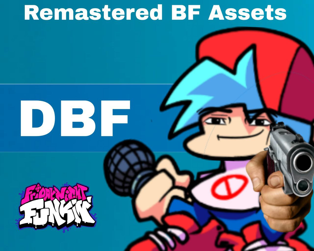 Boyfriend Remastered/ DBF Assets Mod for Friday Night Funkin' | FNF Mods