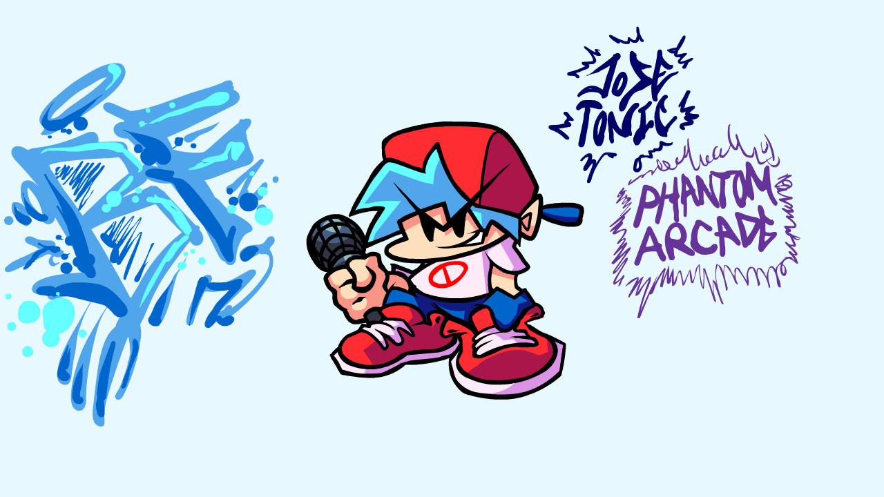 Hype's cool asf bf skin Mod for Friday Night Funkin' | FNF Mods