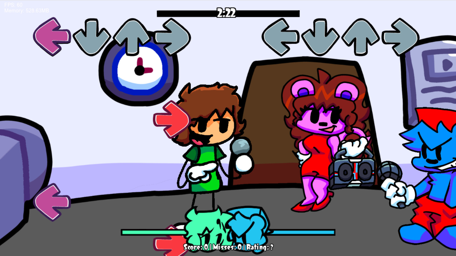 FNF Vs Riggy The Rabbit Monkey (V1) Mod for Friday Night Funkin' | FNF Mods