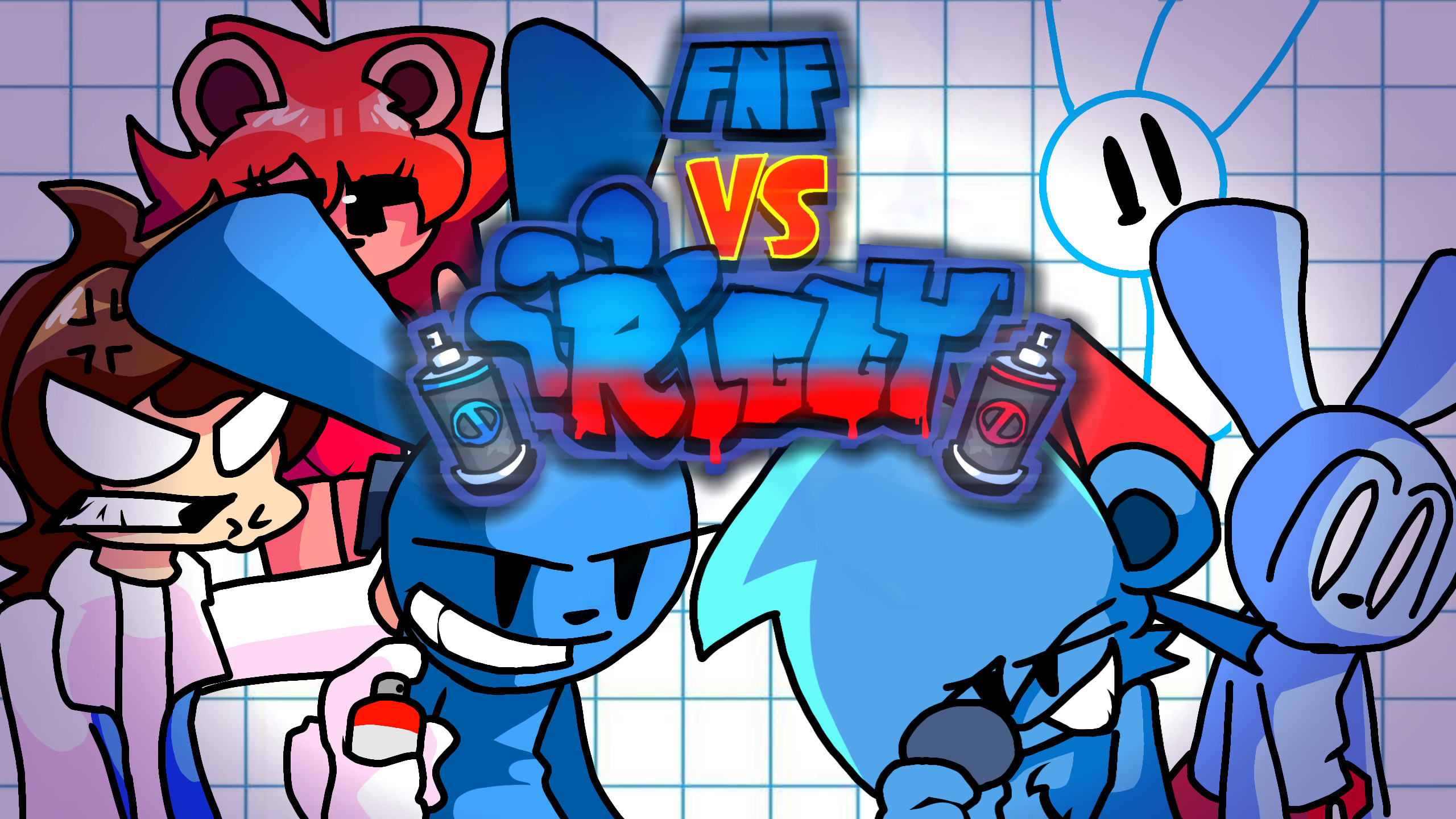 FNF Vs Riggy The Rabbit Monkey (V1) Mod for Friday Night Funkin' | FNF Mods