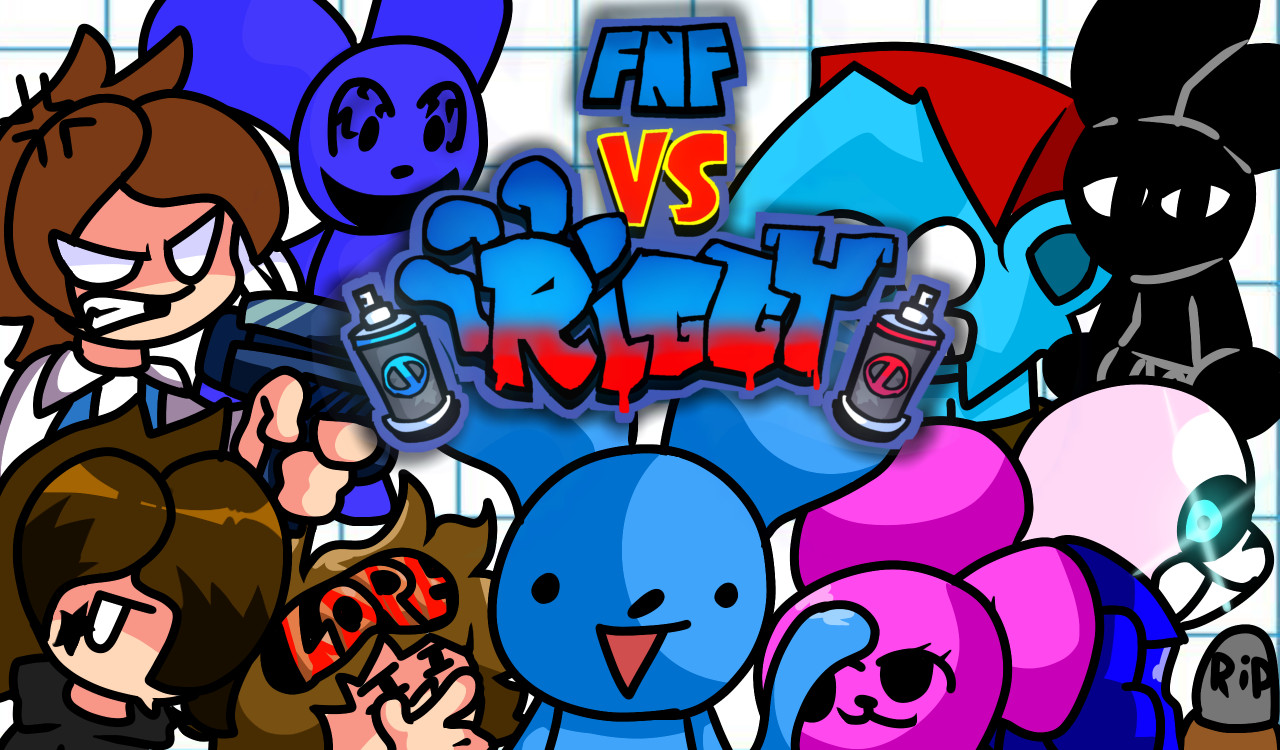 FNF Vs Riggy The Rabbit Monkey (V1) Mod for Friday Night Funkin' | FNF Mods