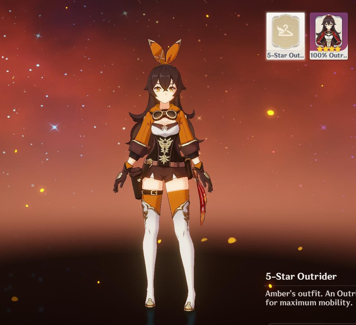 Orange Amber Mod for Genshin Impact | GI Mods