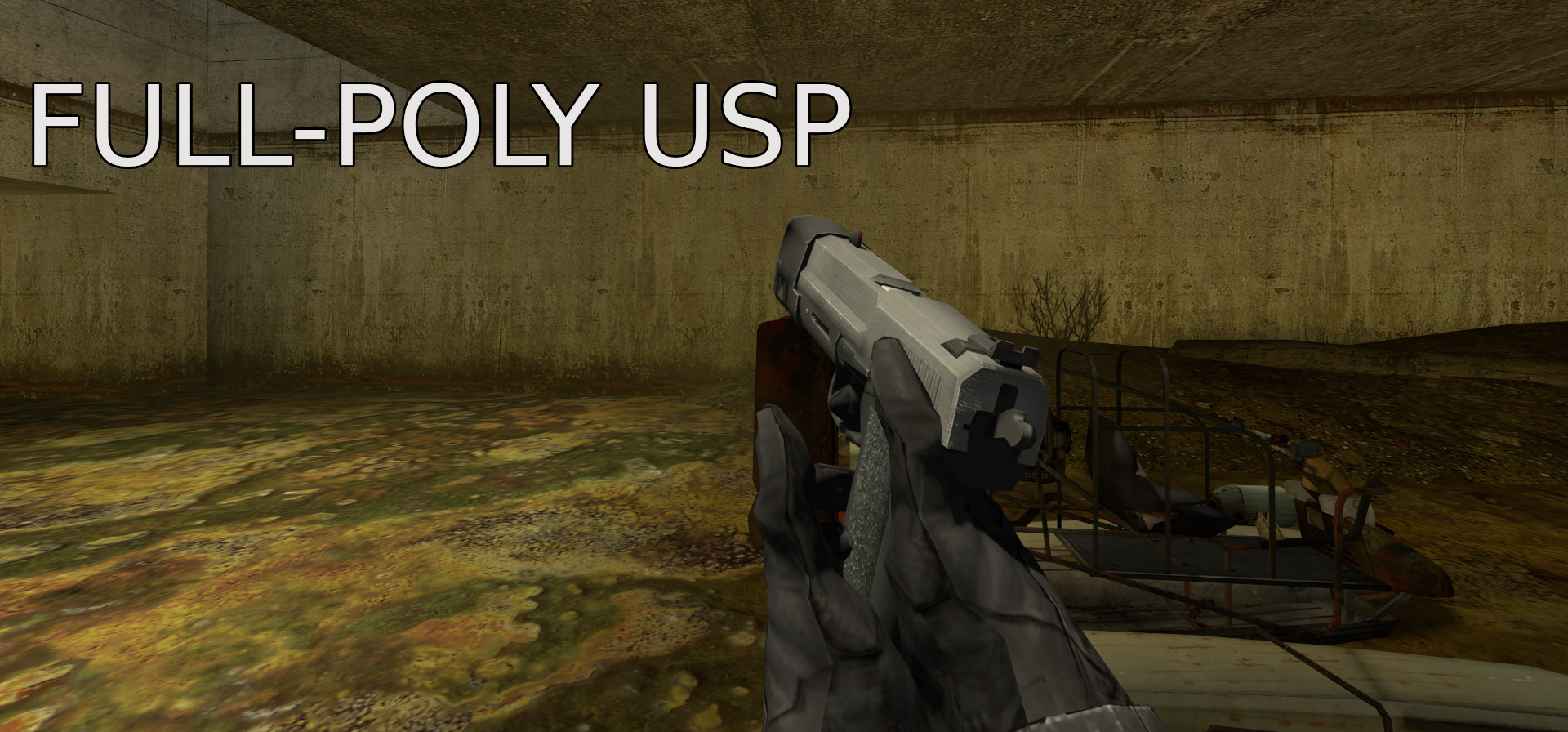 Full-Poly USP Match Mod for Half-Life 2 | HL2 Mods