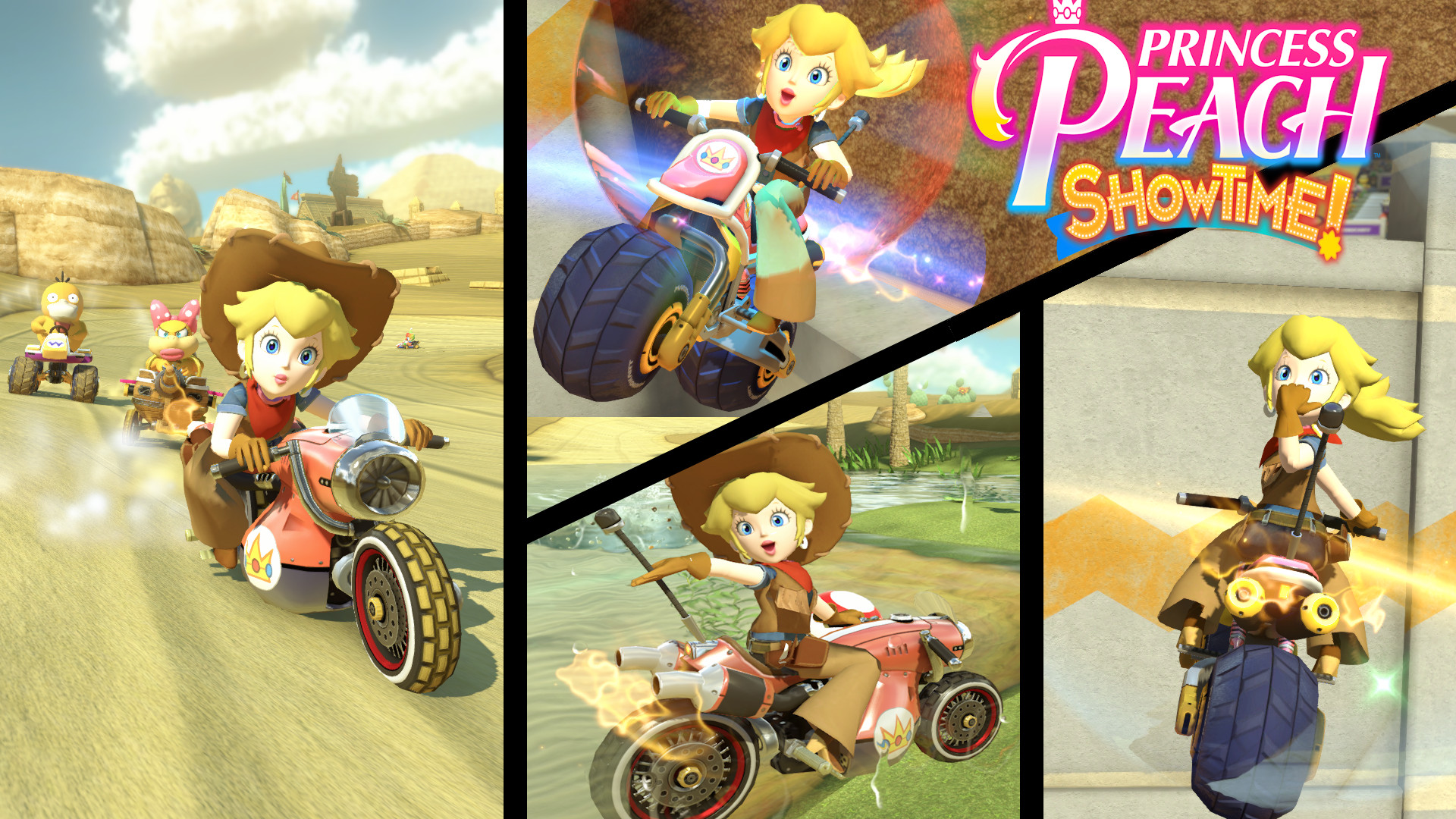 Peach (Cowgirl) from Princess Peach ShowTime! Mod for Mario Kart 8 ...