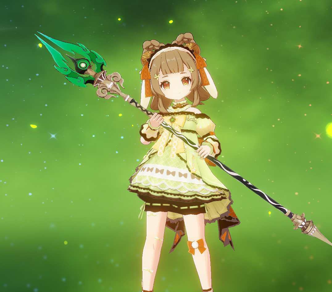 Green Staff Of Homa Mod for Genshin Impact | GI Mods