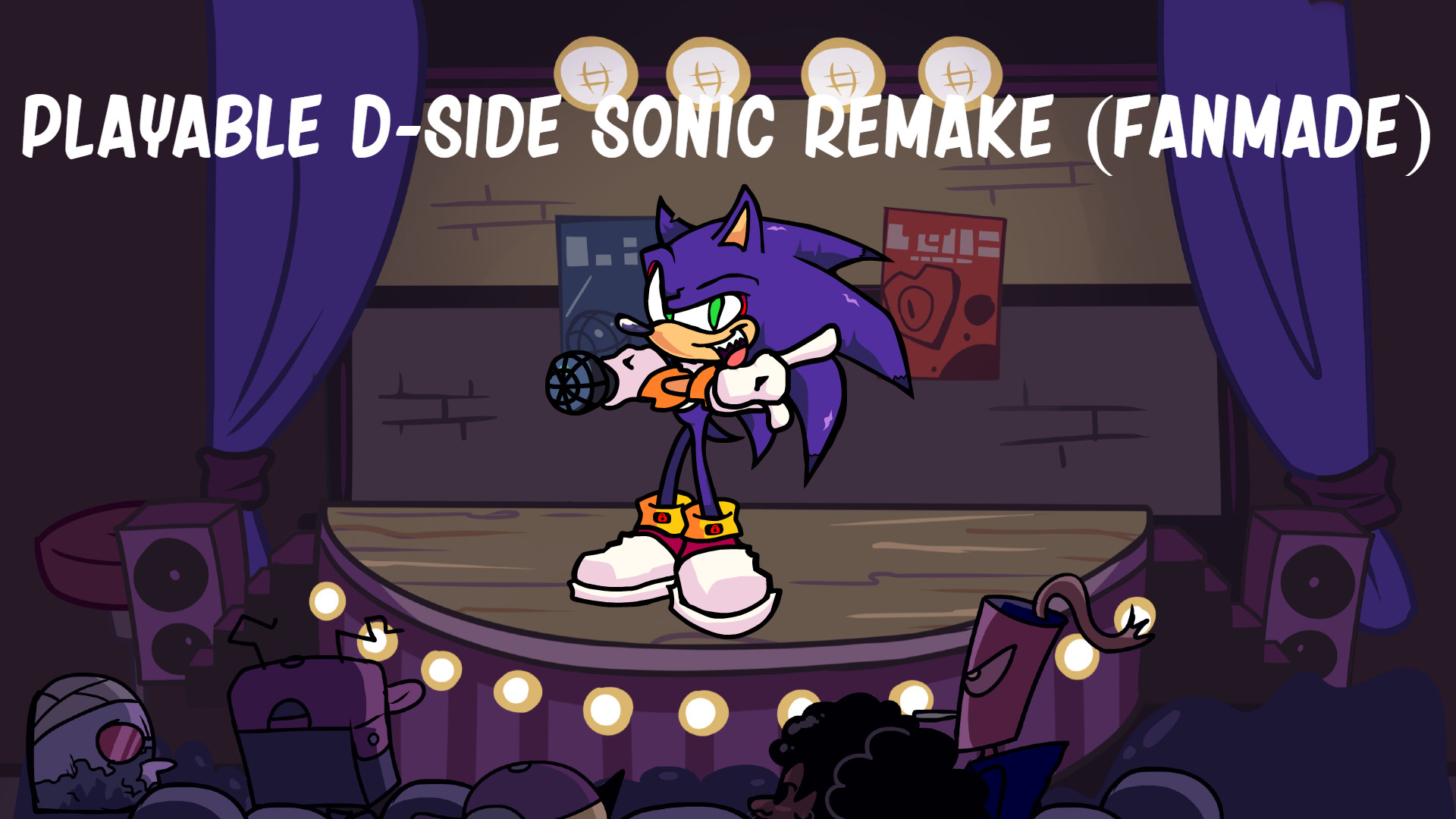 Playable D-Side Sonic Remake (FanMade) + FLA Mod for Friday Night ...