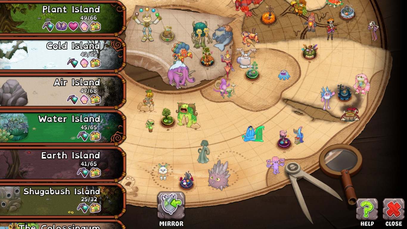 Monster Populated Map (AVIF UPDATE) Mod for My Singing Monsters | MSM Mods