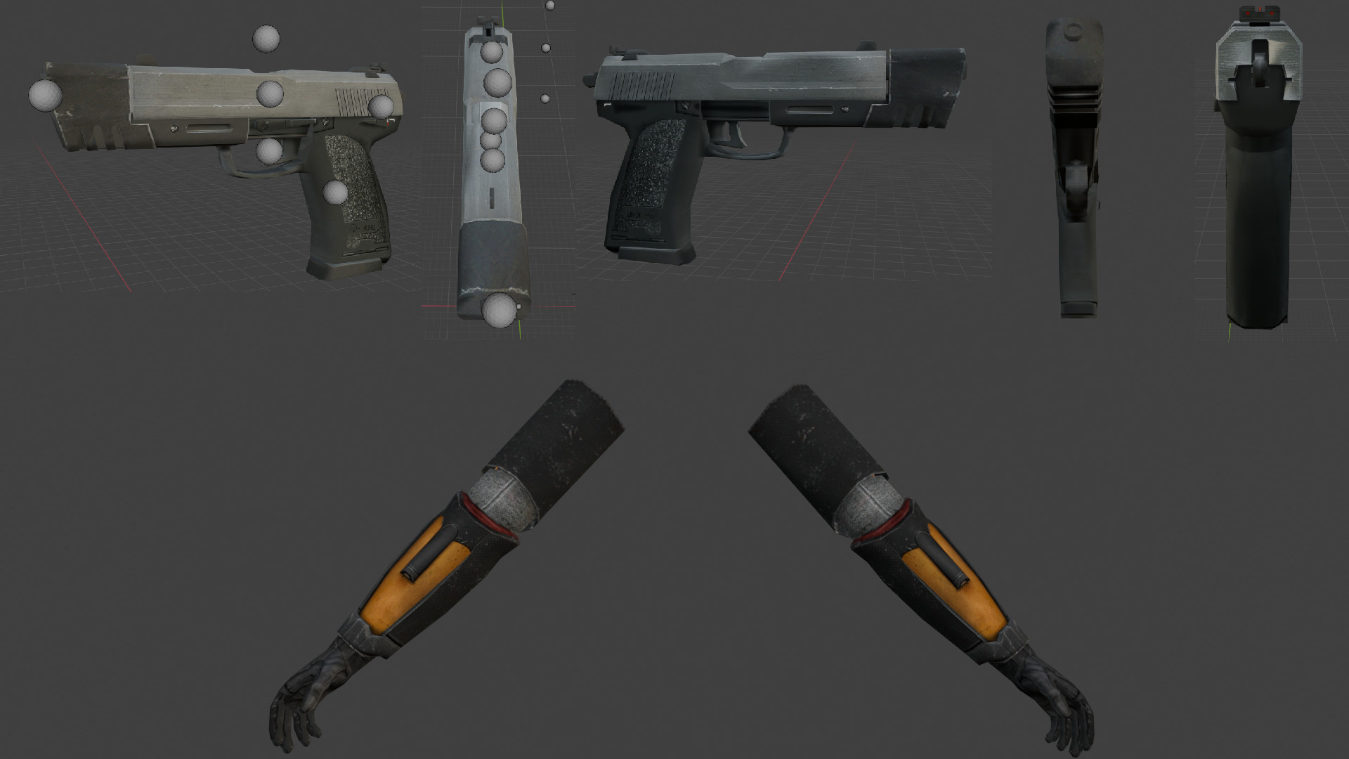 Full-Poly USP Match Mod for Half-Life 2 | HL2 Mods