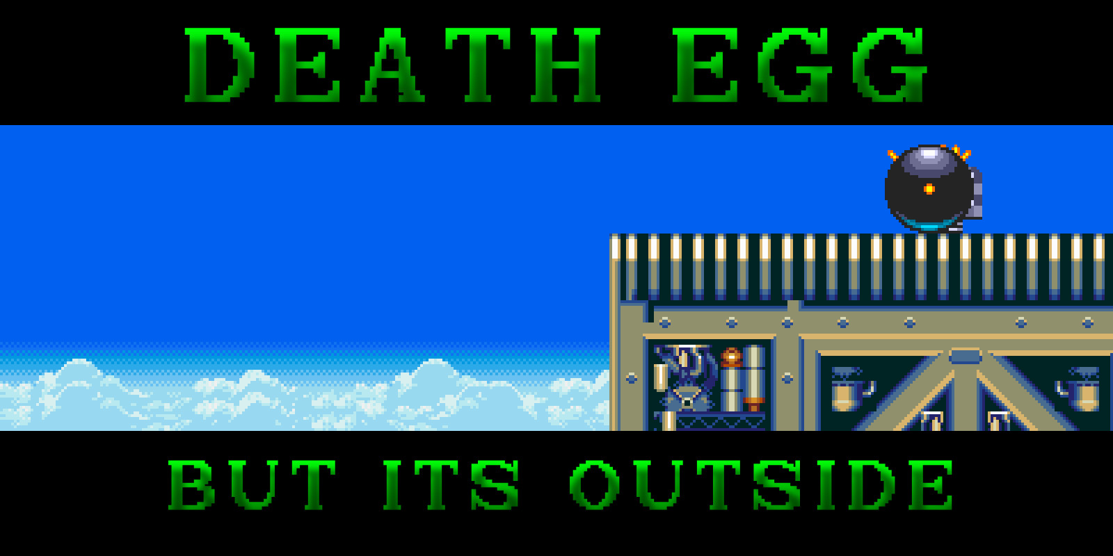 Death Egg Zone but its outside Mod for Sonic 3 A.I.R. | S3AIR Mods