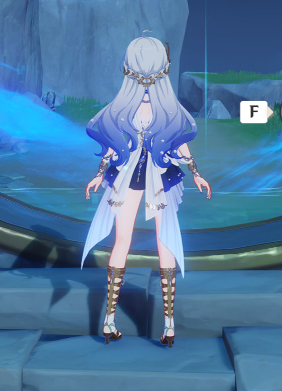 Furina in Strinova Kanami Outfit Mod for Genshin Impact | GI Mods