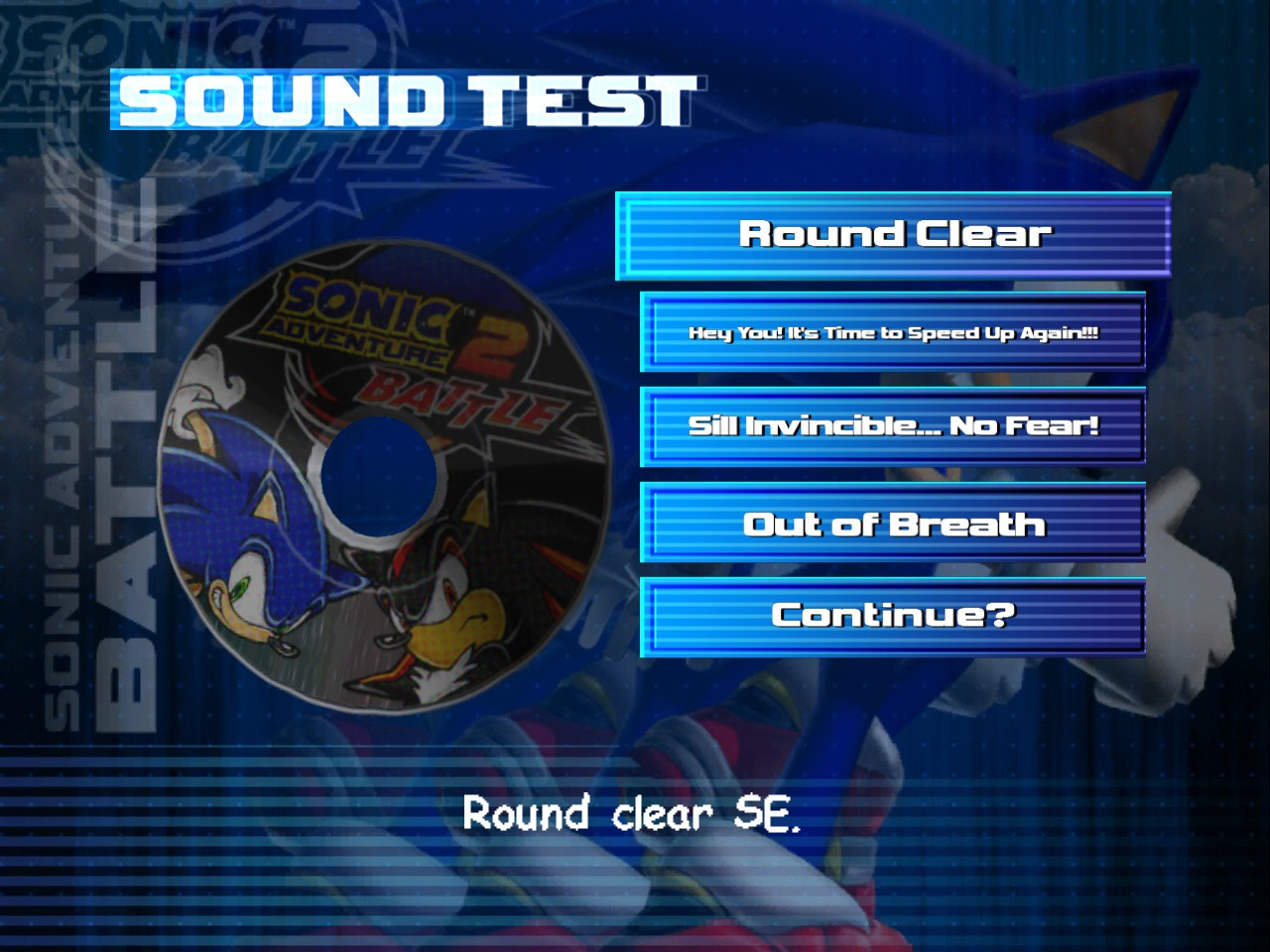 Album Names in Sound Test Mod for Sonic Adventure 2 | SA2 Mods
