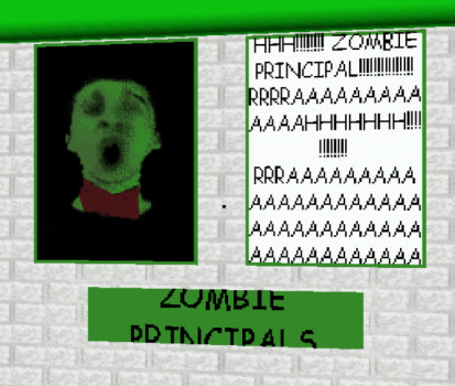 ZOMBIE PRINCIPALS over Principal Mod for Baldi's Basics | Baldi Mods