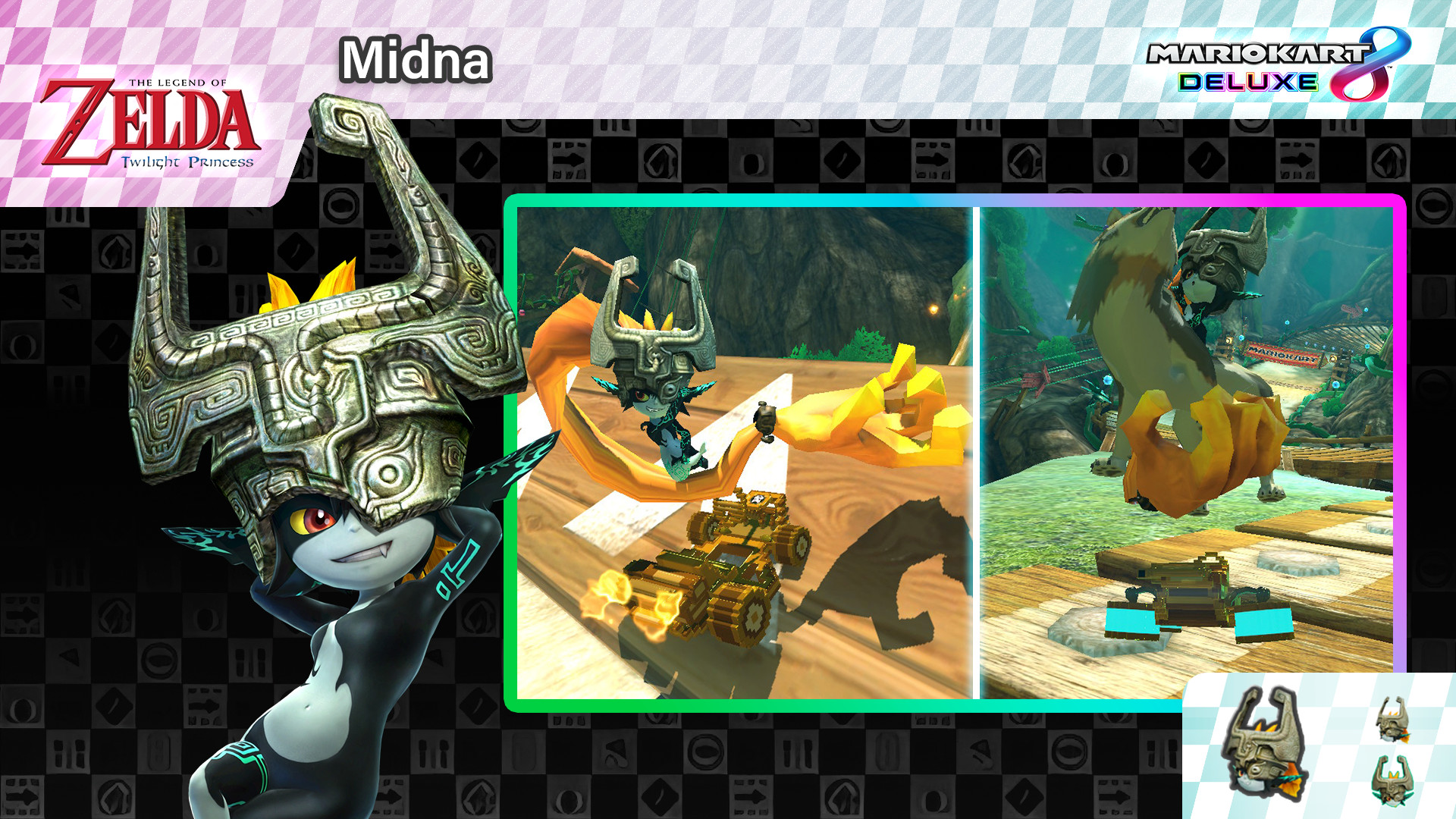 Midna (With Custom Animations) Mod for Mario Kart 8 Deluxe | MK8D Mods