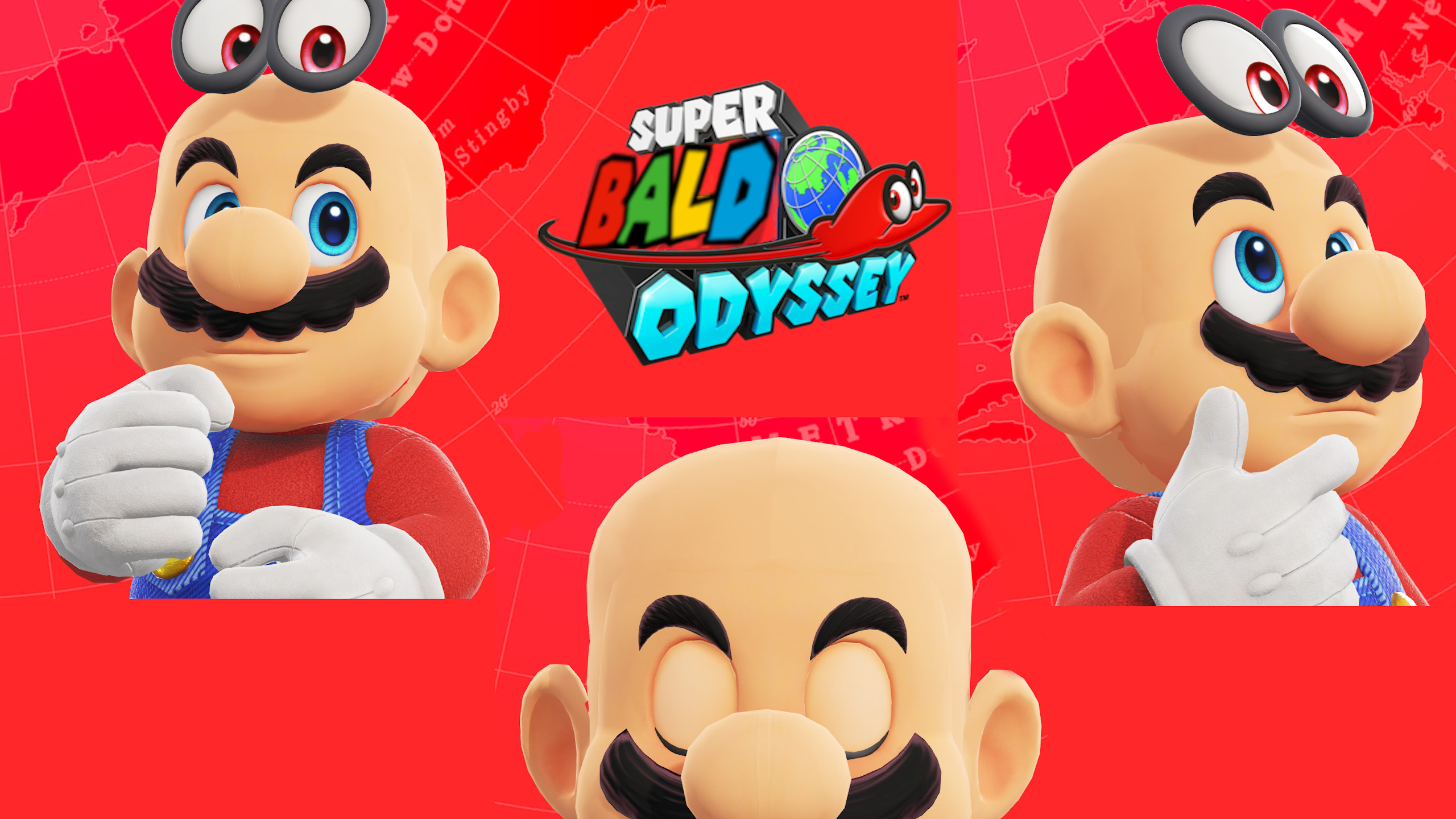 Super Bald Odyssey Mod for Super Mario Odyssey | SMO Mods
