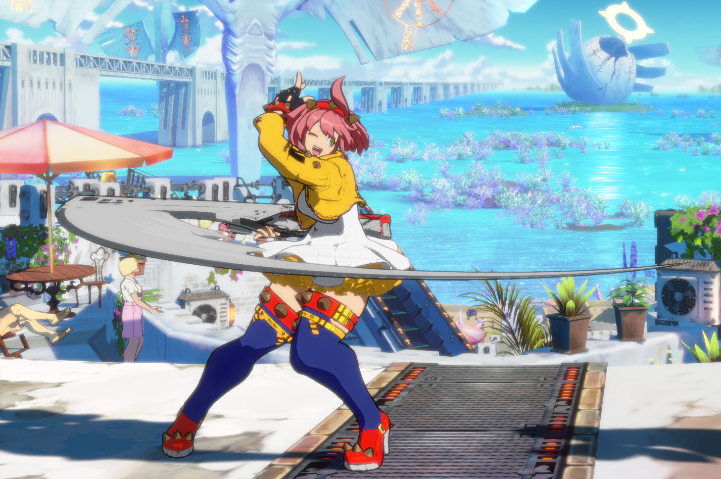 Elphelt as Mei Hatsume Mod for GUILTY GEAR -STRIVE- | GGST Mods