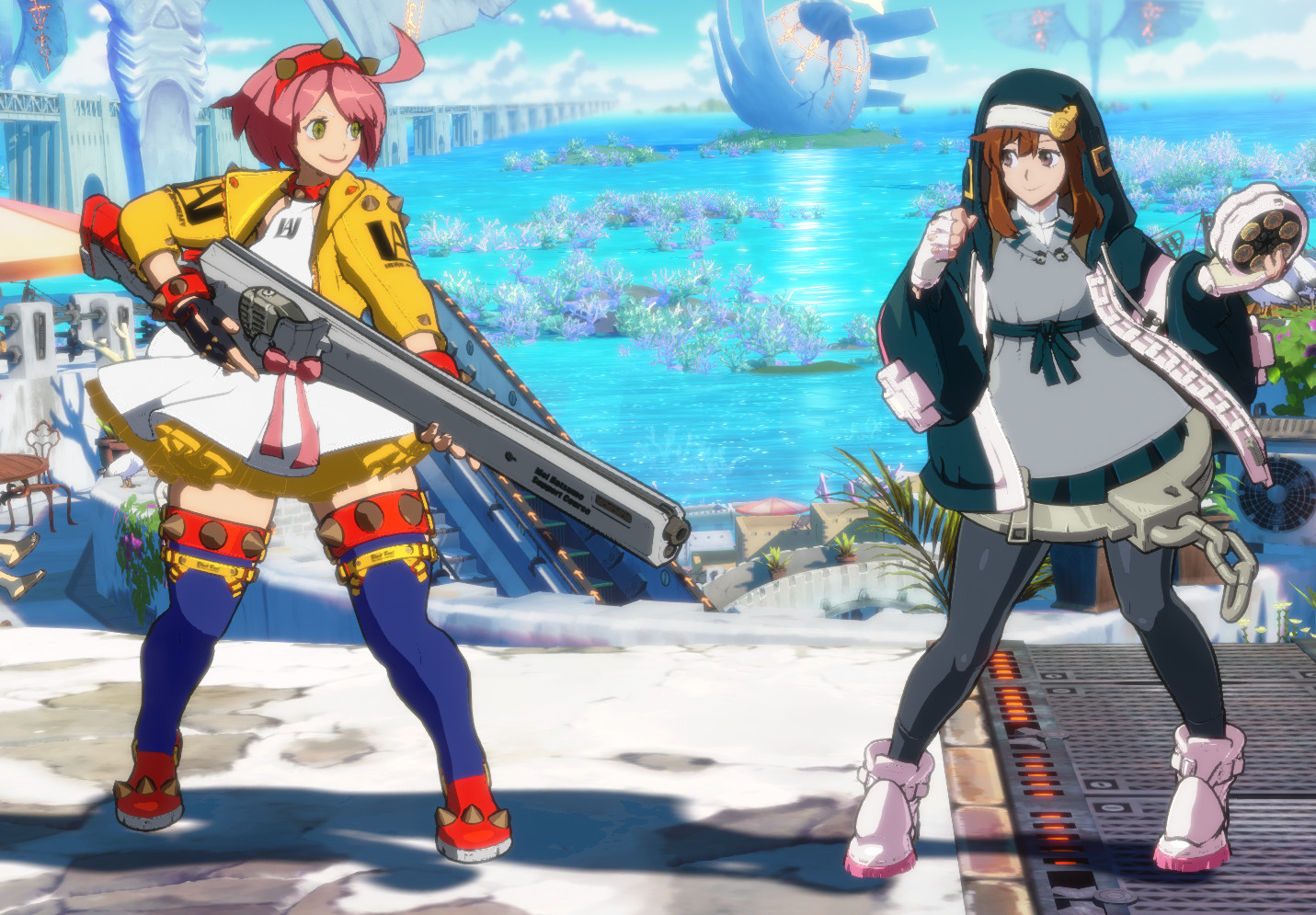 Elphelt as Mei Hatsume Mod for GUILTY GEAR -STRIVE- | GGST Mods