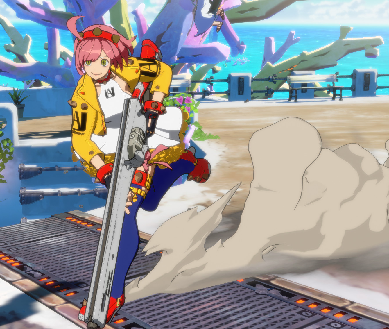 Elphelt as Mei Hatsume Mod for GUILTY GEAR -STRIVE- | GGST Mods
