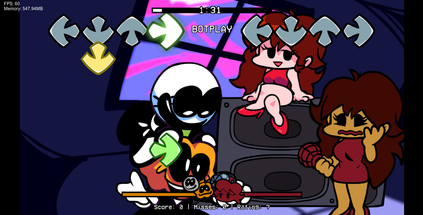 Playable SMB Girlfriend + FLA Mod for Friday Night Funkin' | FNF Mods