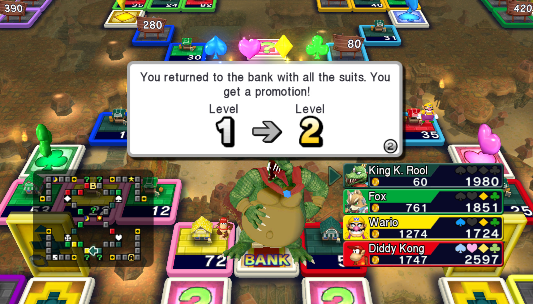 King K. Rool and Kritter in Fortune Street Mod for Fortune Street | FST ...