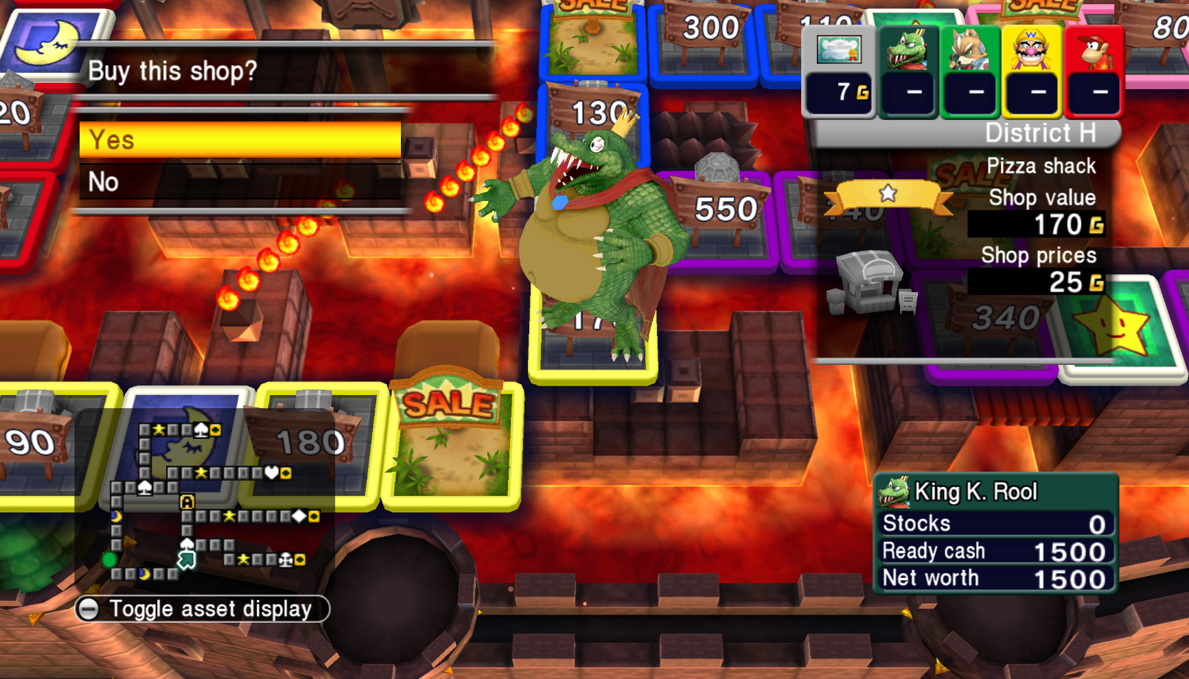 King K. Rool and Kritter in Fortune Street Mod for Fortune Street | FST ...