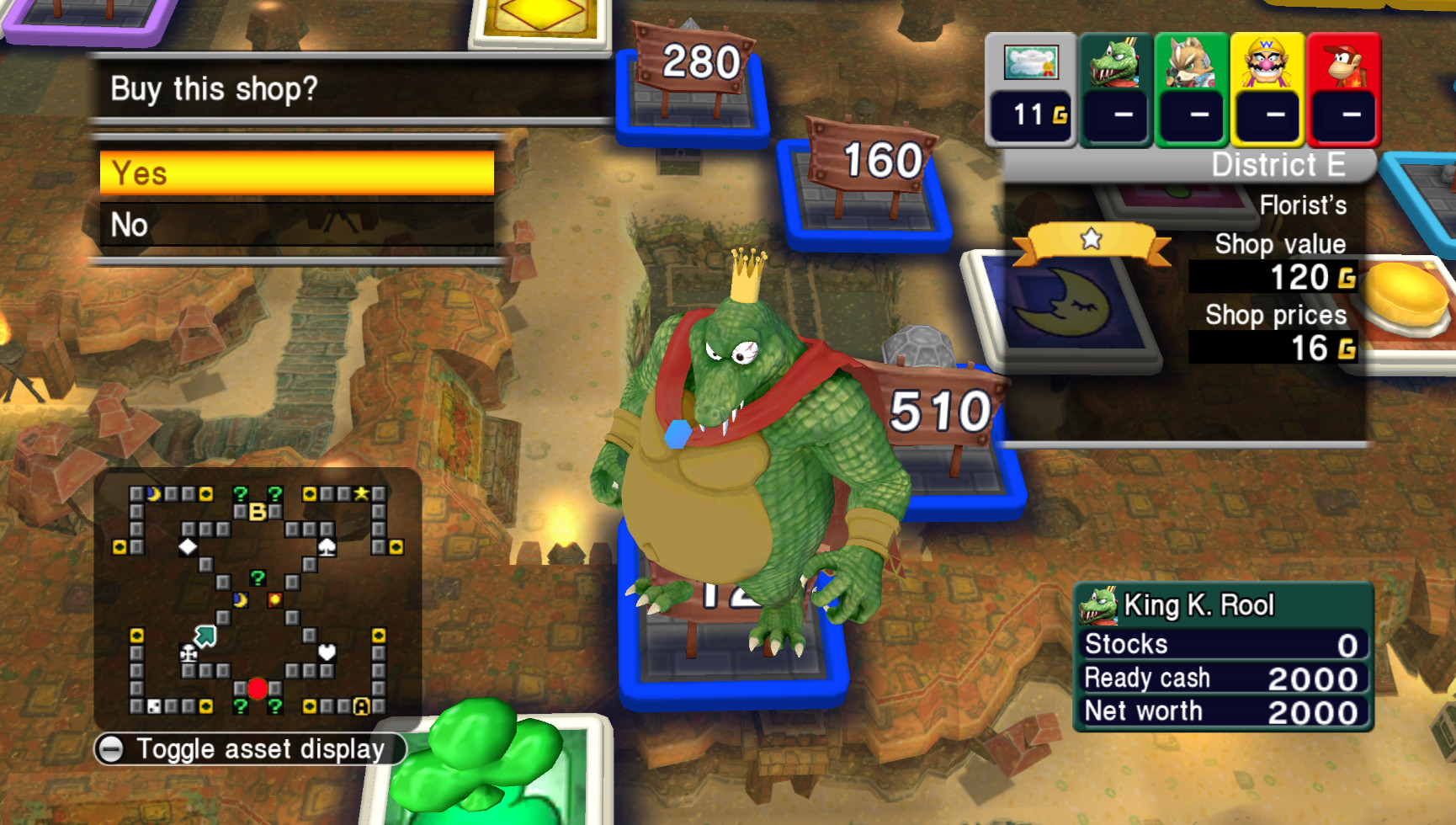 King K. Rool and Kritter in Fortune Street Mod for Fortune Street | FST ...