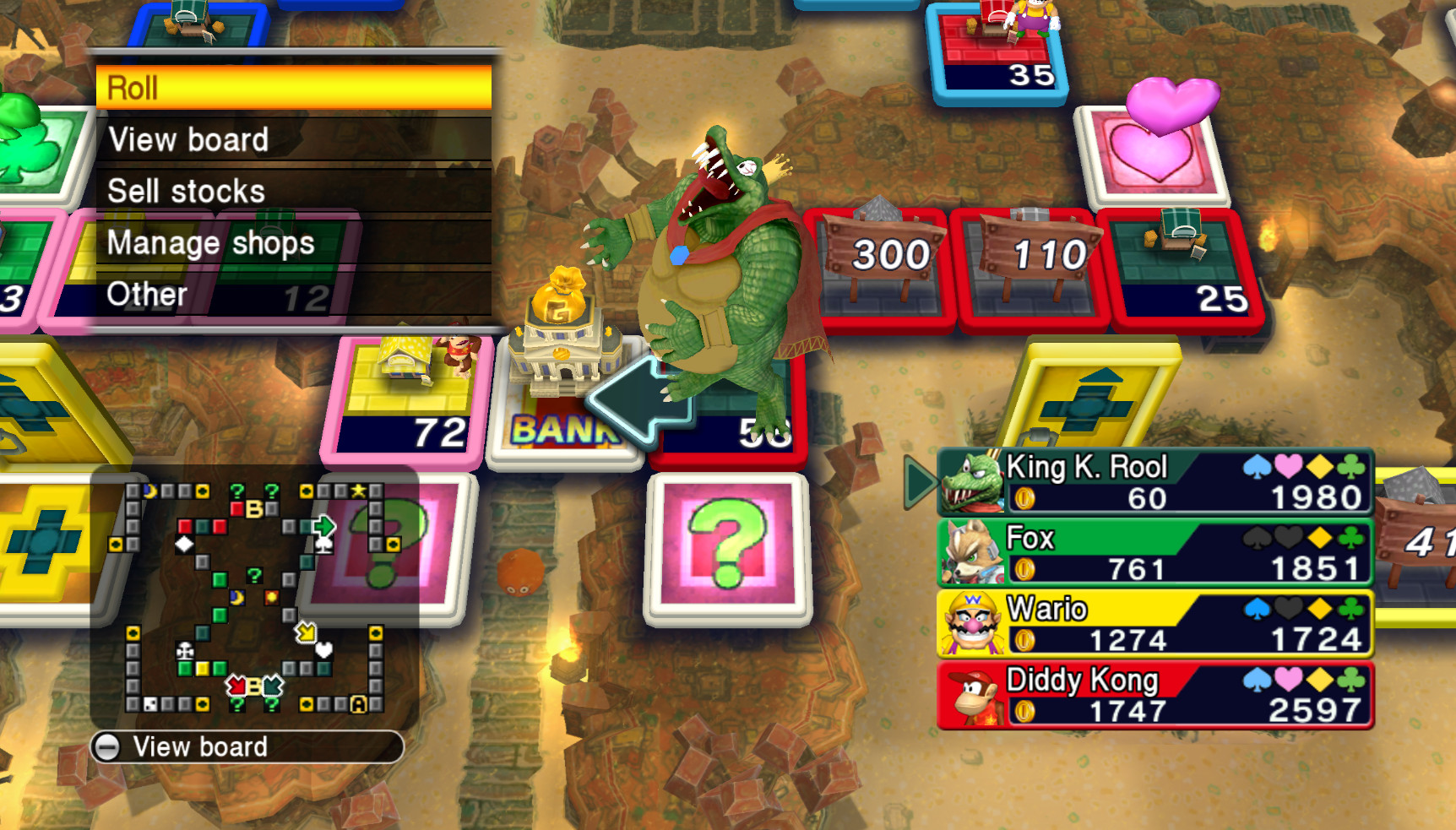 King K. Rool and Kritter in Fortune Street Mod for Fortune Street | FST ...