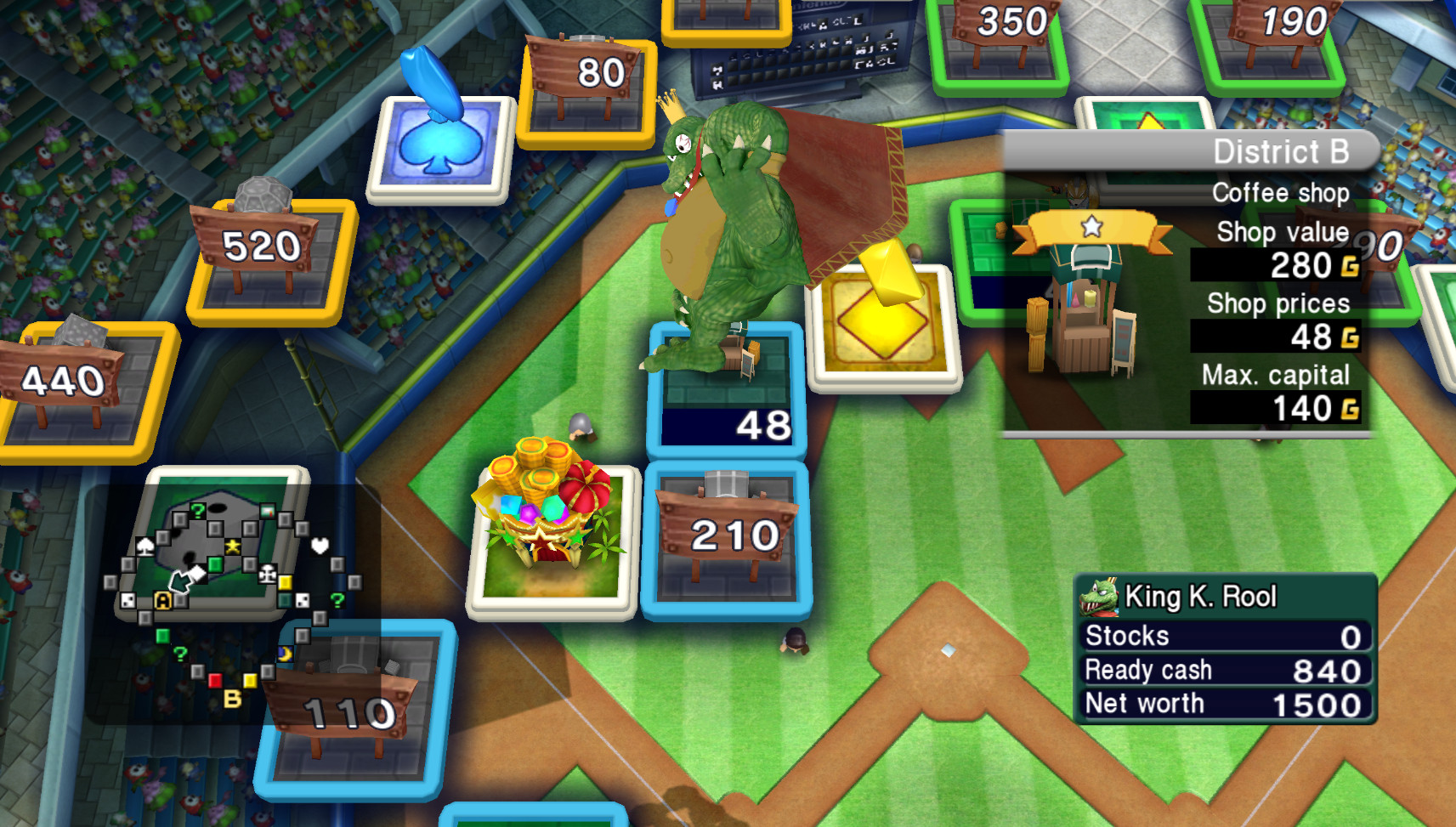 King K. Rool and Kritter in Fortune Street Mod for Fortune Street | FST ...