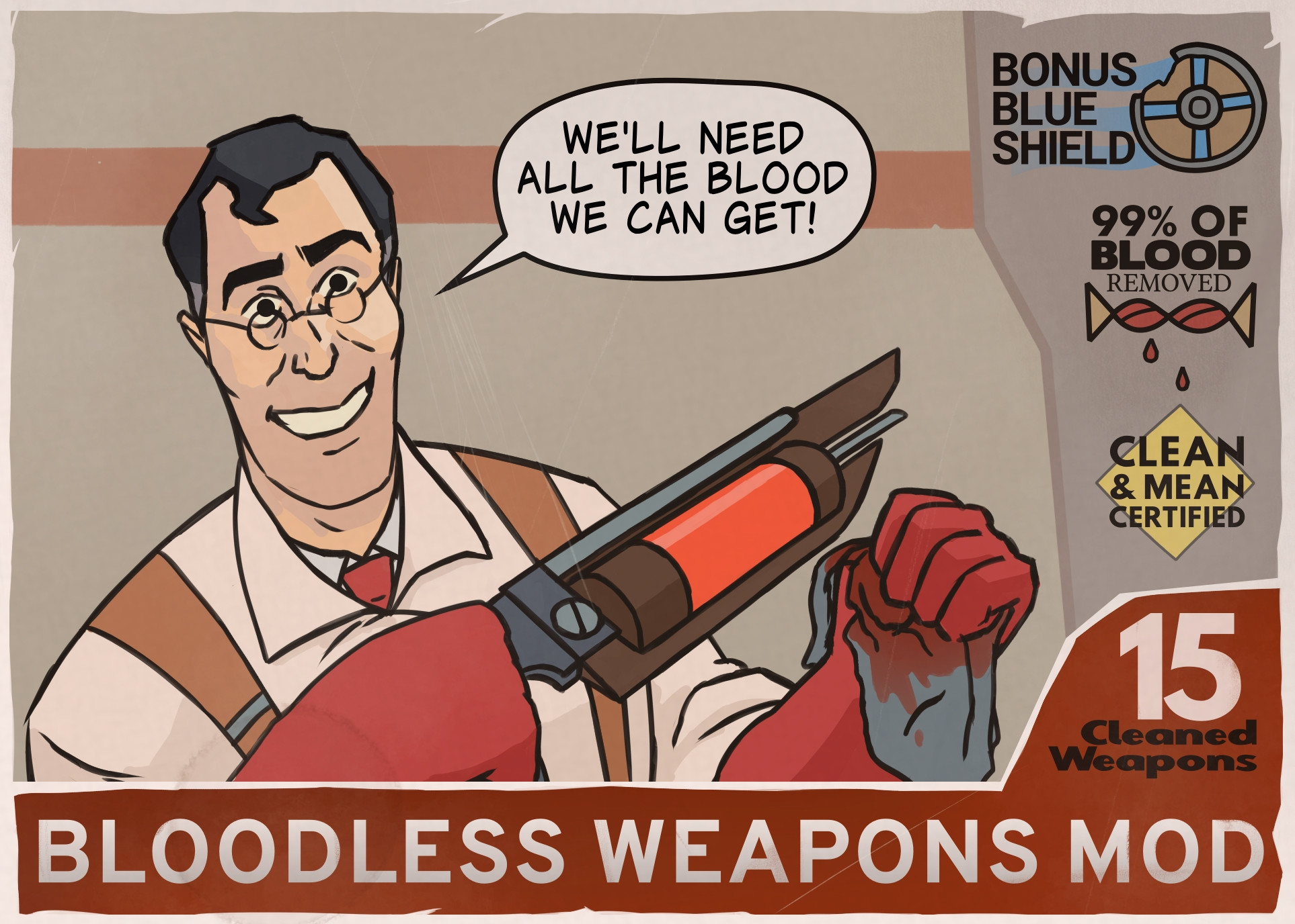 Bloodless Weapons Mod Mod for Team Fortress 2 | TF2 Mods