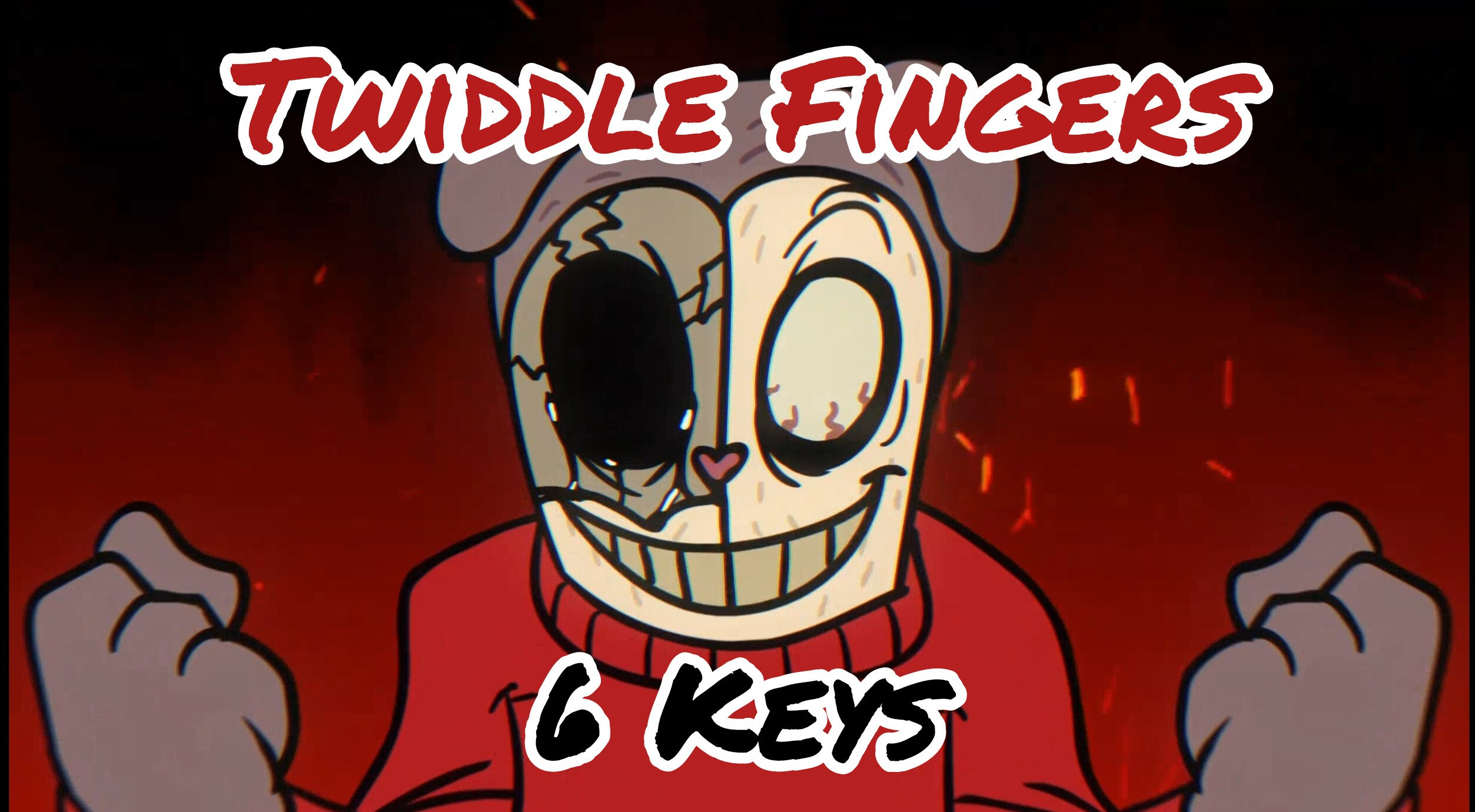 TWIDDLE FINGERS BUT 6 KEYS Mod for Friday Night Funkin' | FNF Mods
