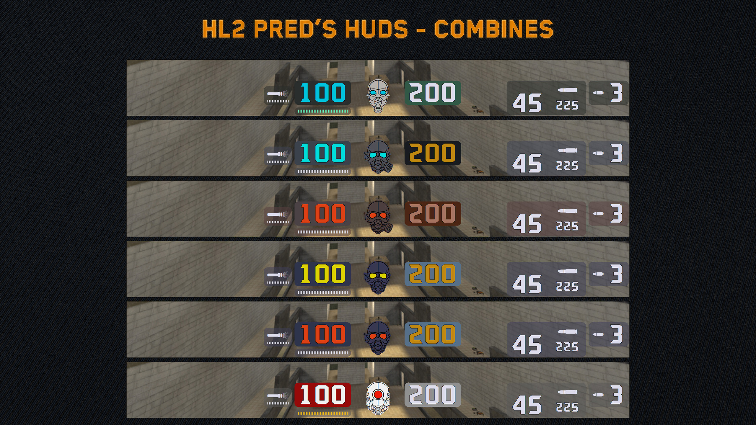 HL2 Pred's HUDs Mod for Half-Life 2 | HL2 Mods