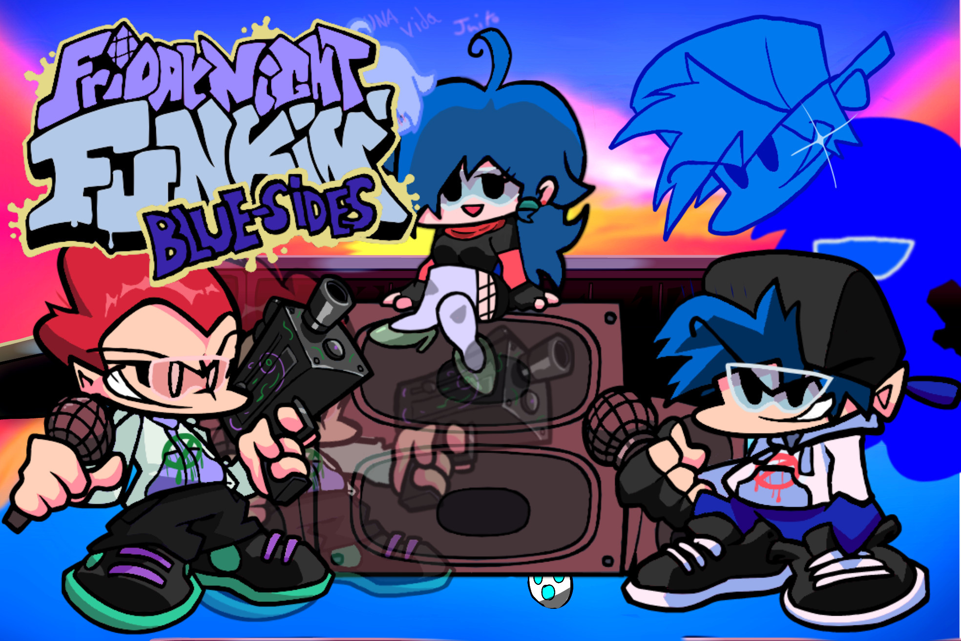 Funkin' Blue Sides (Demo Revival) Mod for Friday Night Funkin' | FNF Mods