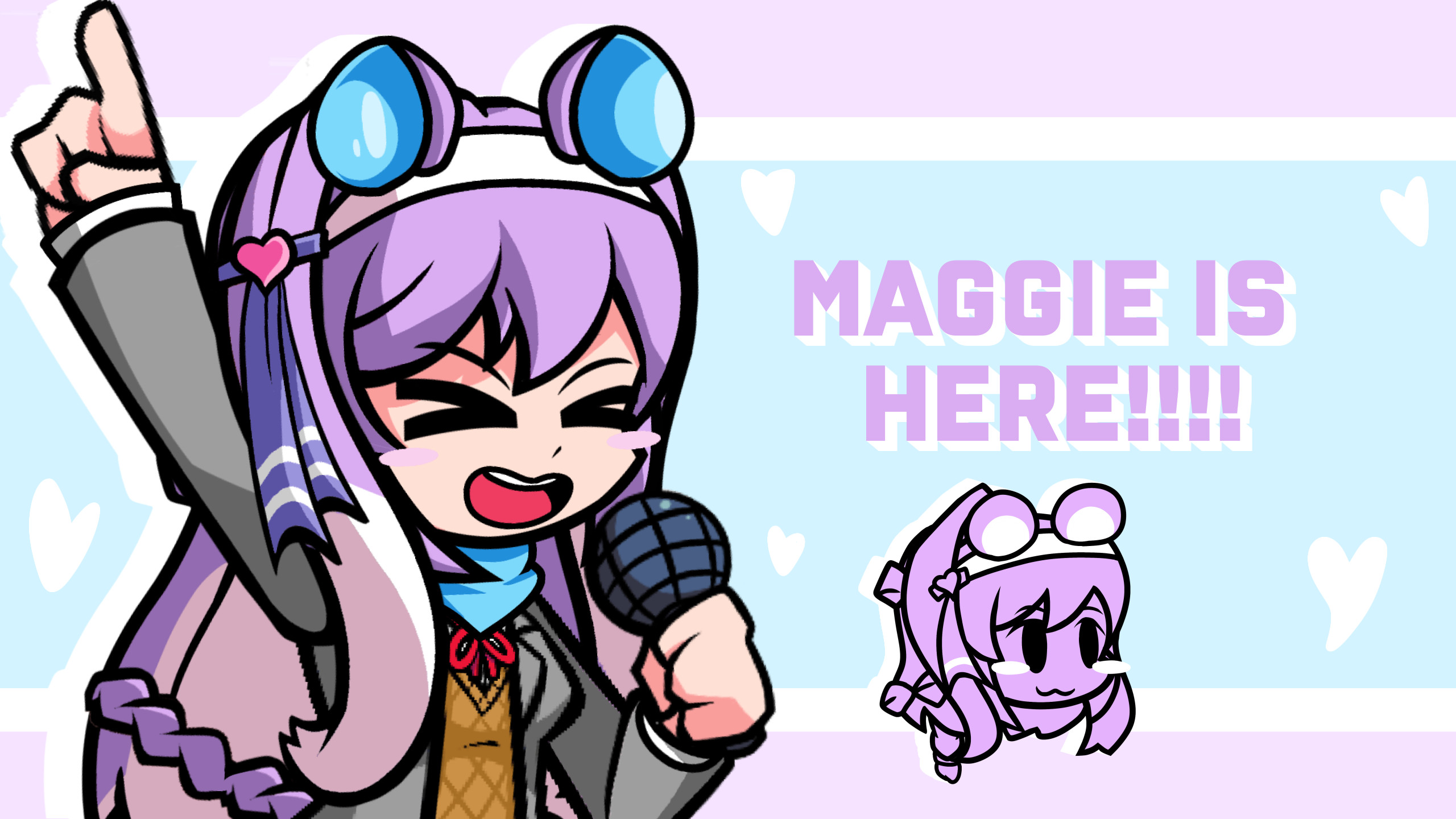 Maggie DDTO sprites! + chromatics Mod for Friday Night Funkin' | FNF Mods