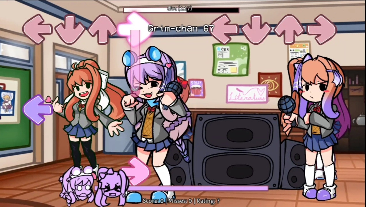 Maggie DDTO sprites! + chromatics Mod for Friday Night Funkin' | FNF Mods