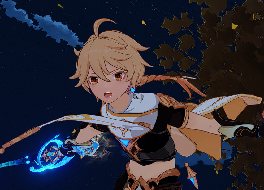 Aether w/ Makeup Mod for Genshin Impact | GI Mods