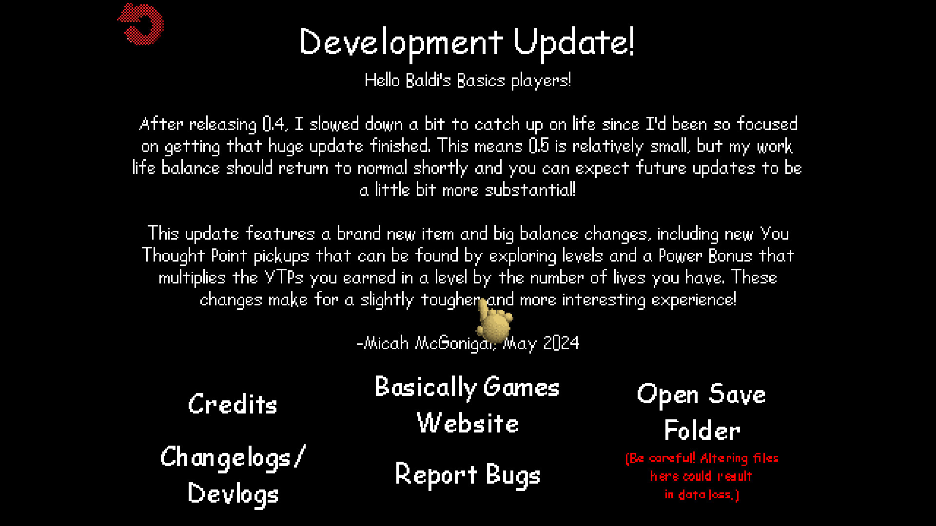Baldi's Basics Plus Dark Mode Mod for Baldi's Basics | Baldi Mods