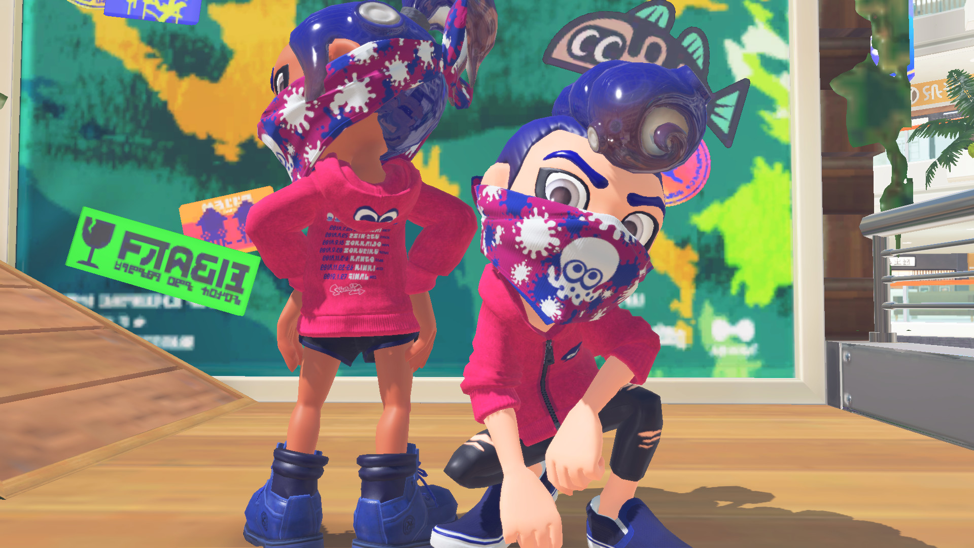 Koshien Bandana & Octo Support Hoodie Mod for Splatoon 3 | Splatoon 3 Mods