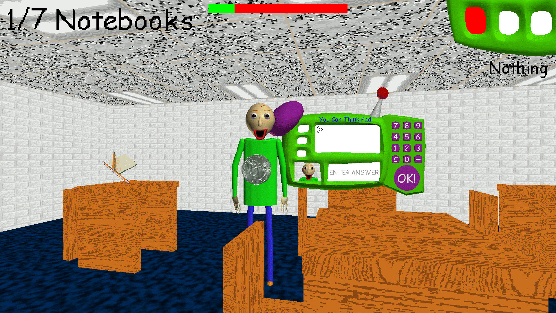 Baldi of Three Types and Cloning! Mod for Baldi's Basics | Baldi Mods
