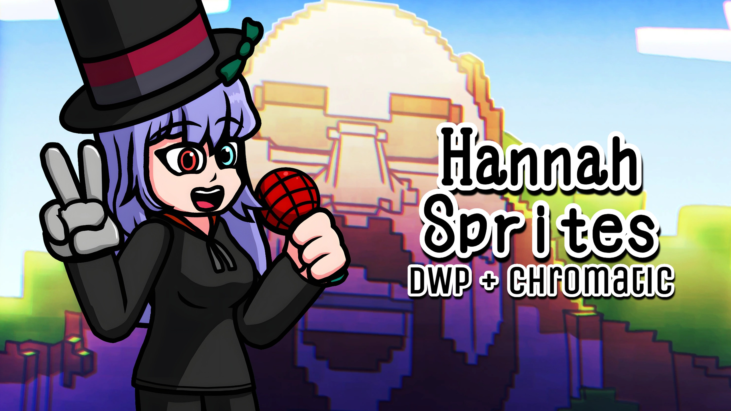 Playable Hannah + DWP and chromatic scale Mod for Friday Night Funkin ...