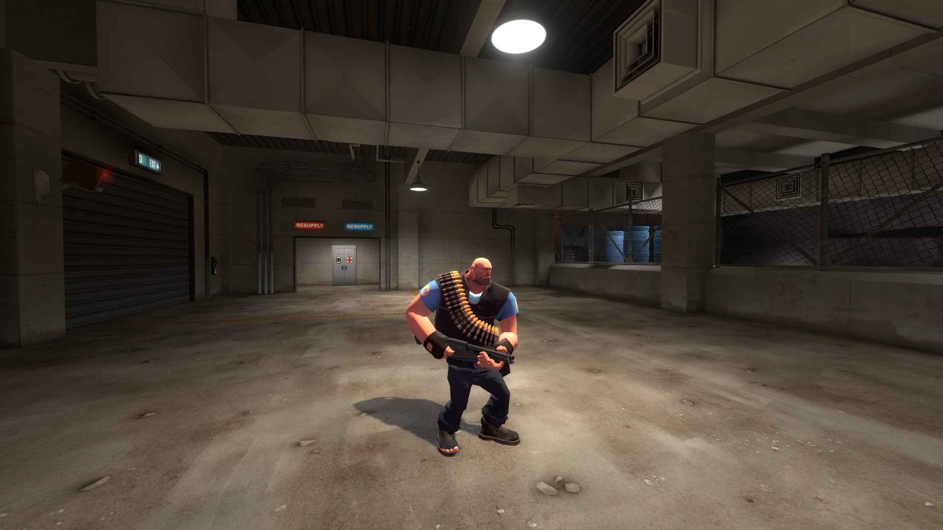 Beta Heavy Face Remapped Mod for Team Fortress 2 | TF2 Mods