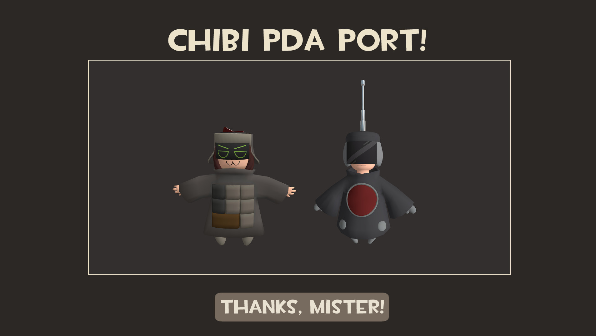 Chibi PDA Port Mod for Team Fortress 2 Classic | TF2Classic Mods