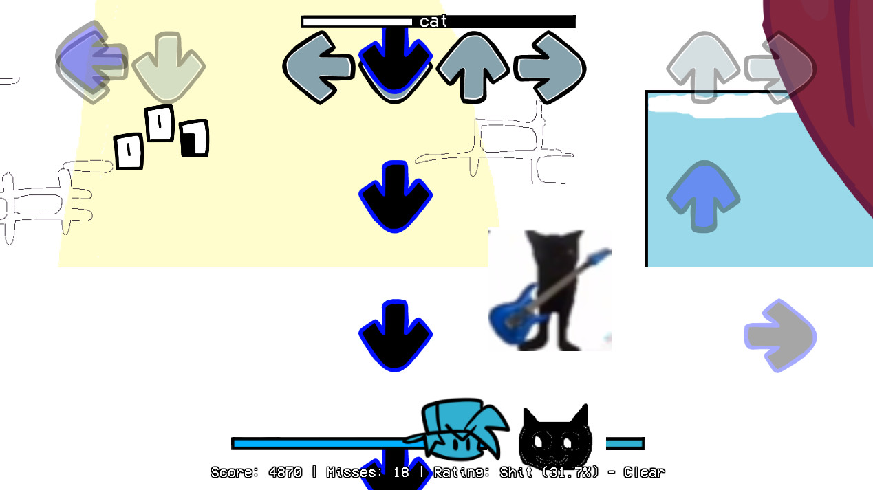 Vs Guitar Cat Mod for Friday Night Funkin' | FNF Mods