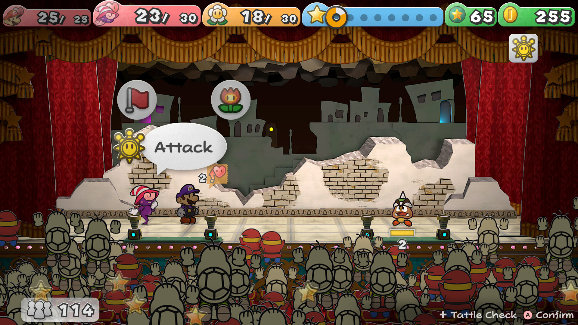 Tough Crowd (Harder Audience) Mod for Paper Mario: The Thousand Year ...